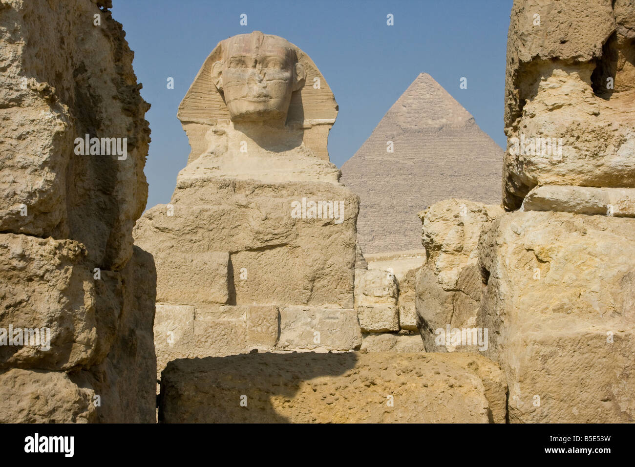 The Sphinx in Giza in Cairo Egypt Stock Photo - Alamy