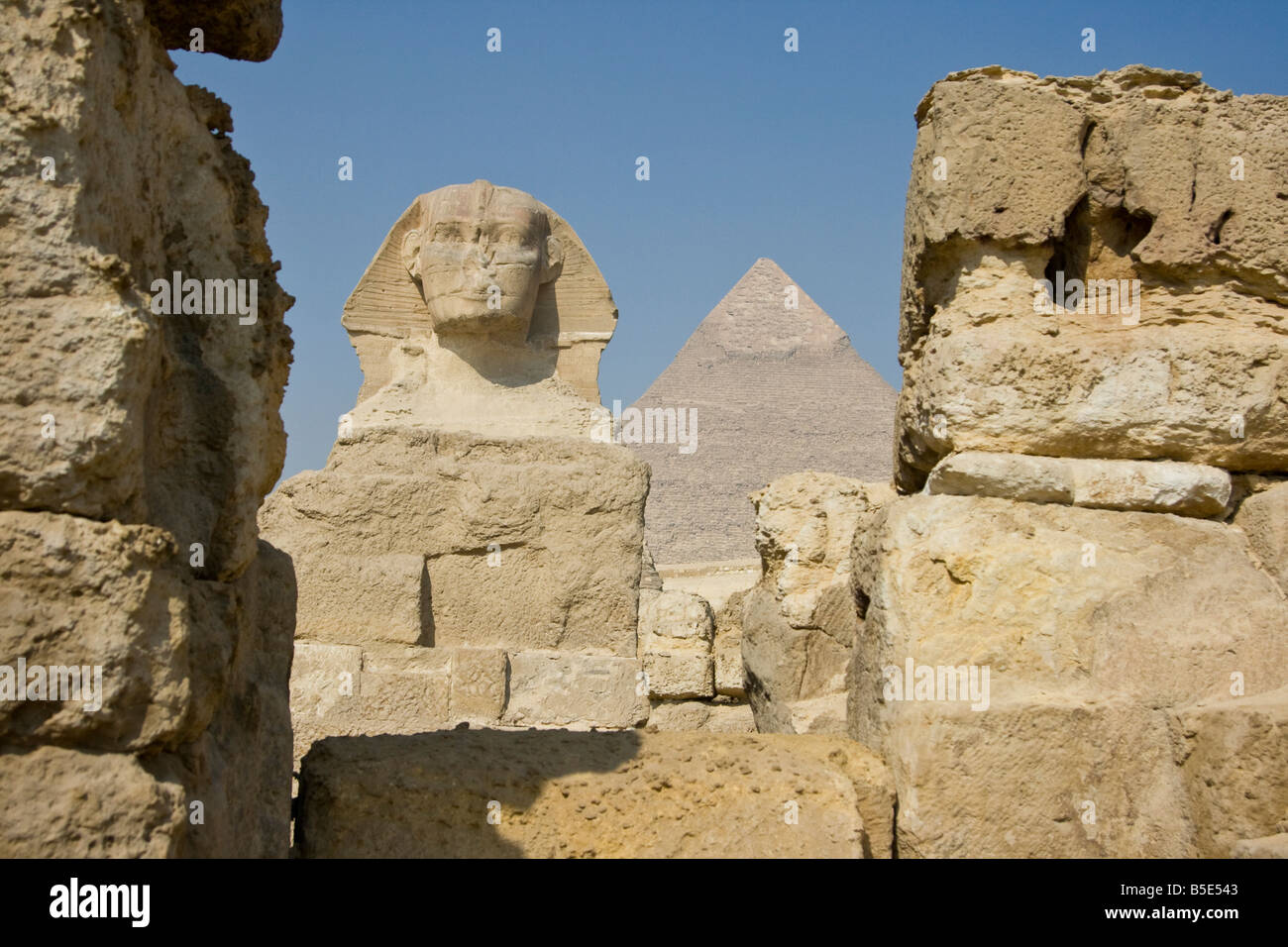 The Sphinx in Giza in Cairo Egypt Stock Photo - Alamy