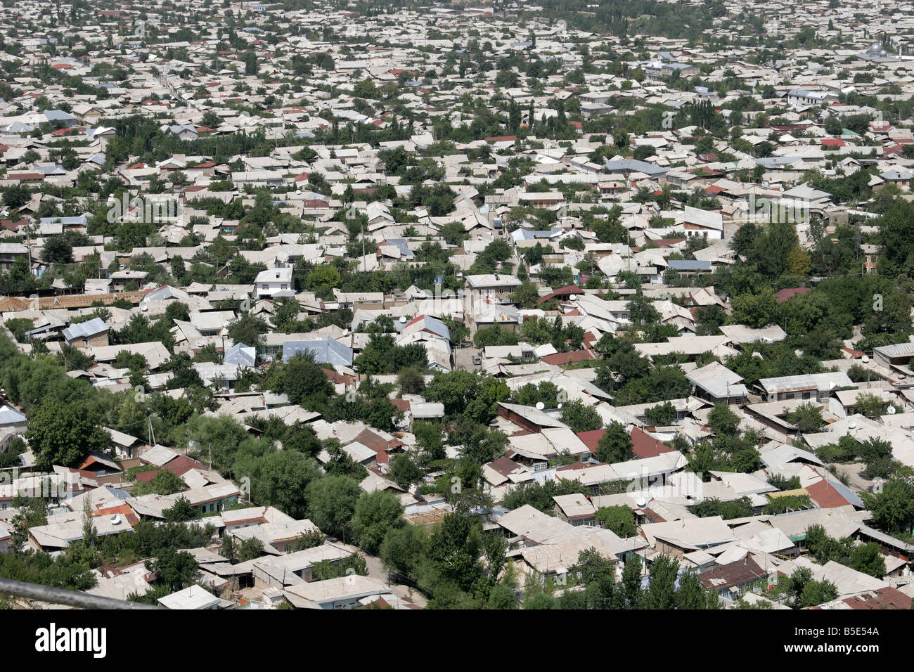 Osh from above, aerial view, Kyrgyzstan Stock Photo - Alamy