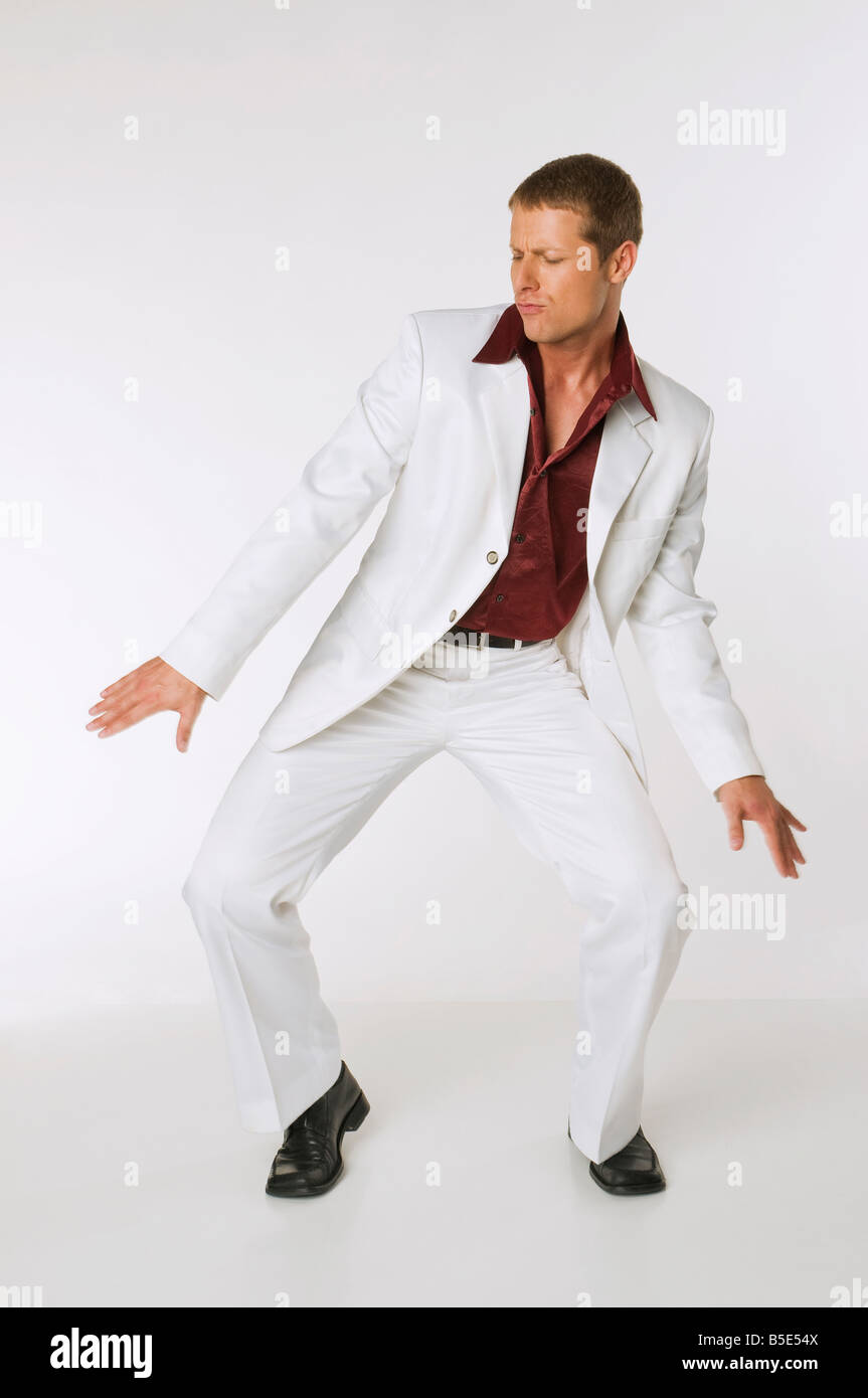 Young man dancing Stock Photo - Alamy