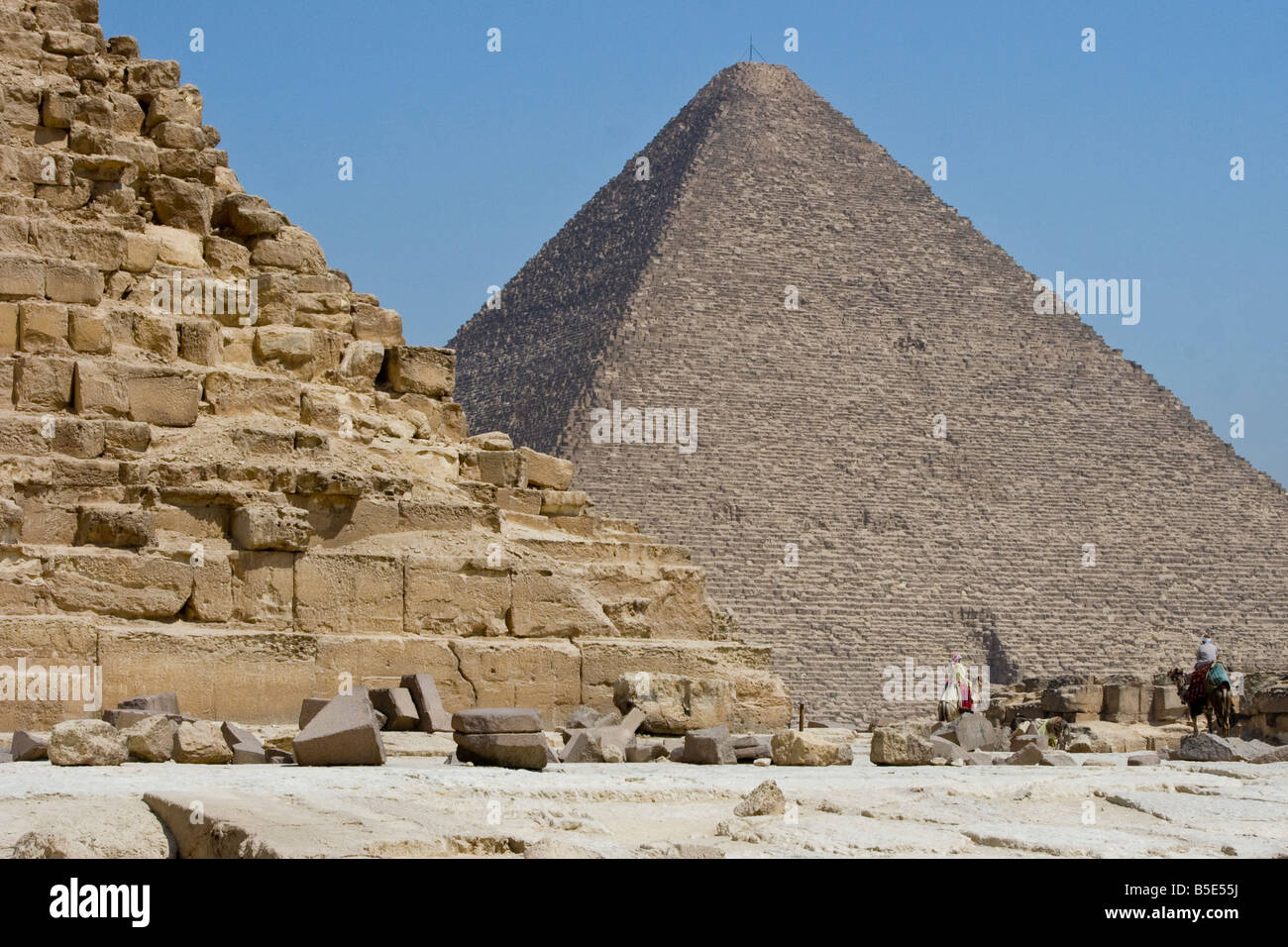 Great Pyramid of Cheops in Giza Stock Photo - Alamy