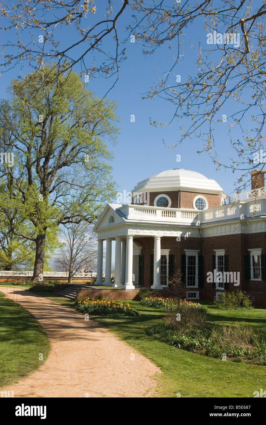 Monticello exterior hi-res stock photography and images - Alamy