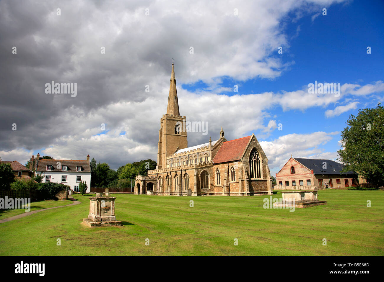 St Wendras church March town Cambridgeshire England UK Stock Photo - Alamy