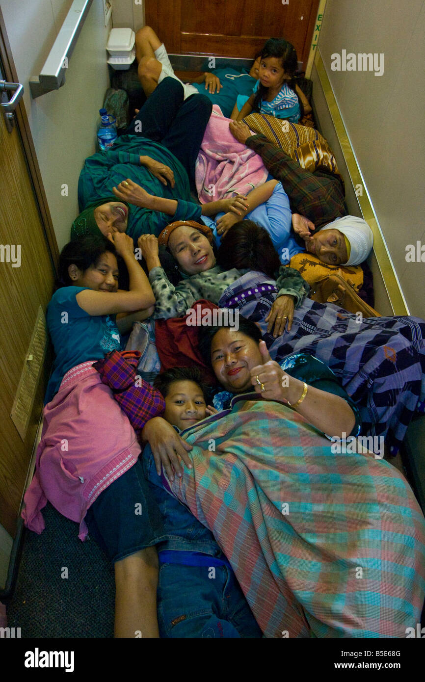 Cramped and Overcrowded PELNI Ferry in Indonesia Stock Photo - Alamy