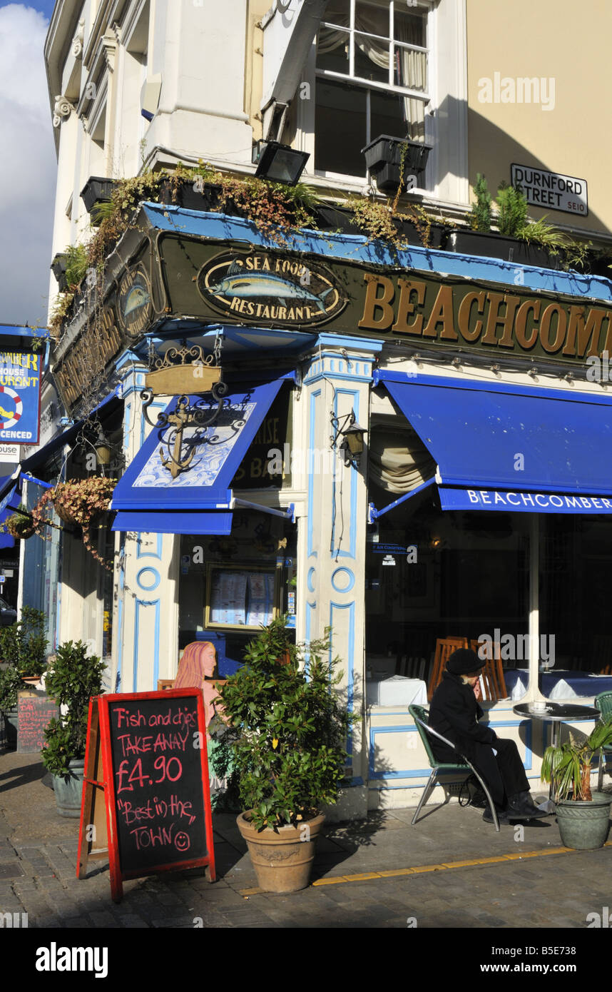 Beachcomber seafood restaurant on Durnford Street Greenwich London UK ...