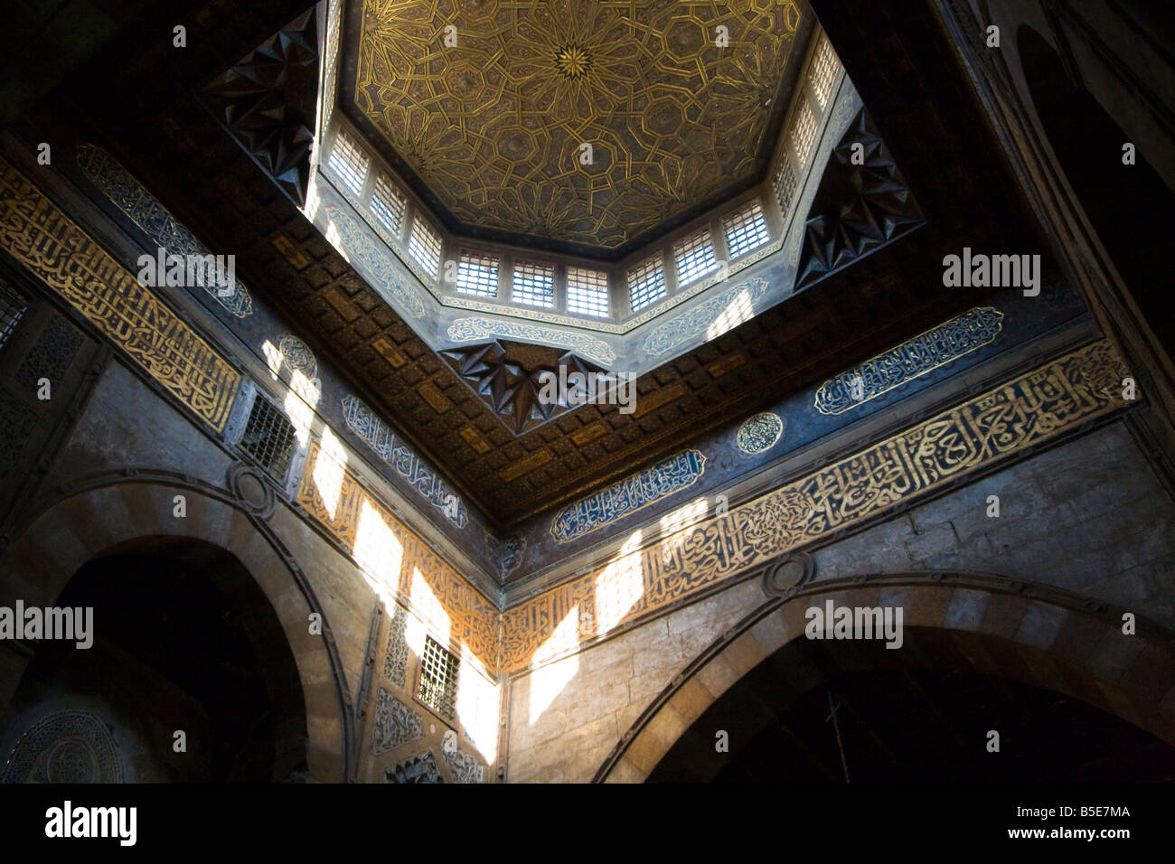 Inside Al Ghouri Mosque in Islamic Cairo Egypt Stock Photo - Alamy