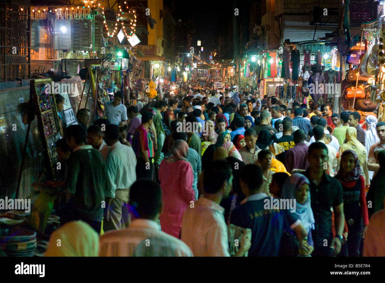 Khan al Khalili Bazaar During Ramadan in Islamic Cairo Egypt Stock ...