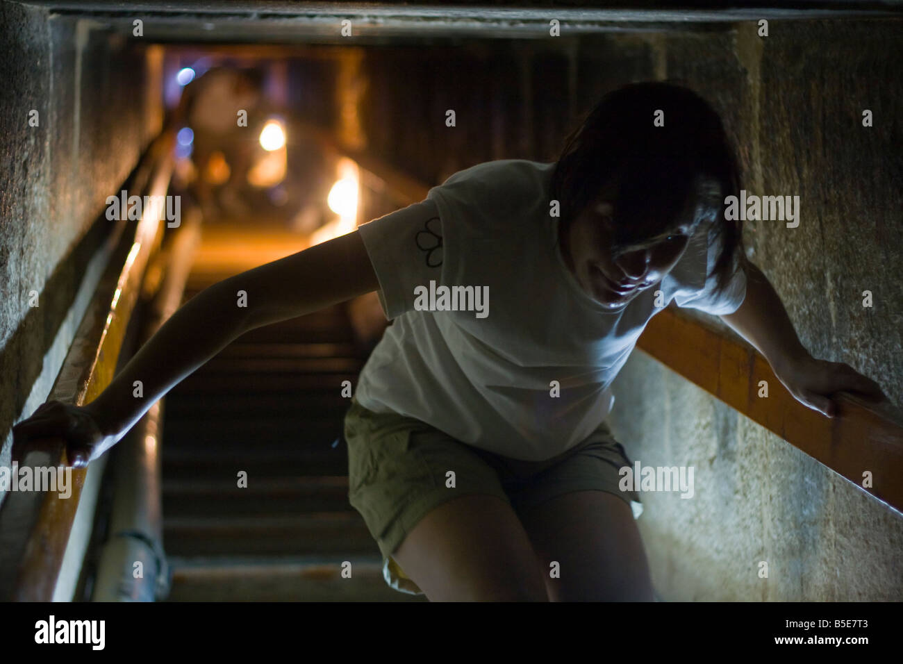 People inside pyramid hi-res stock photography and images - Alamy