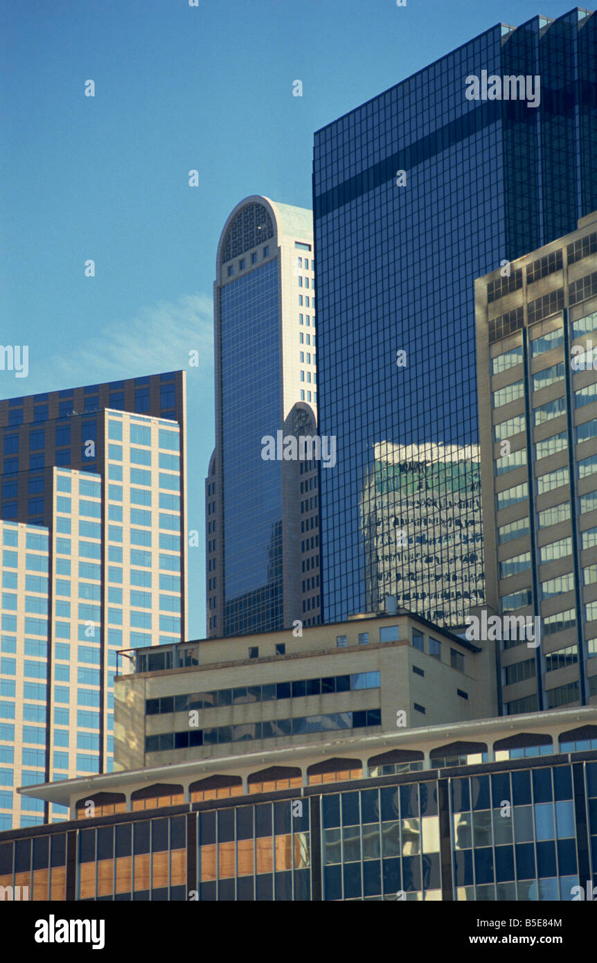 Modern glass buildings in Dallas Texas USA Stock Photo - Alamy