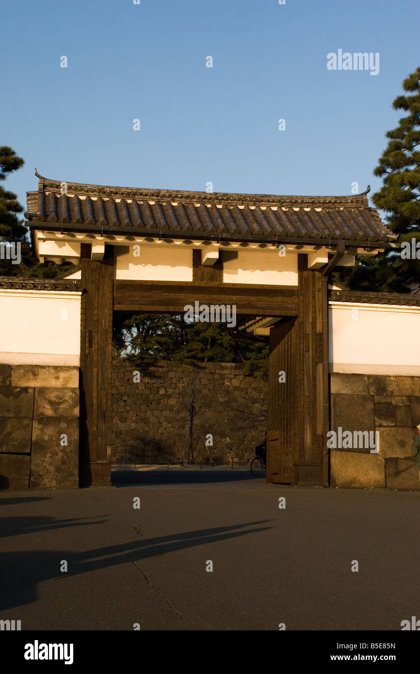 he Tayasumon Gate, a traditional Japanese style gate Kitanomaru Park in ...