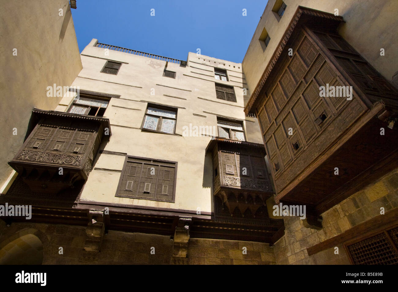 Beit Zeinab al Kahtoun Ottoman House in Islamic Cairo Egypt Stock Photo ...