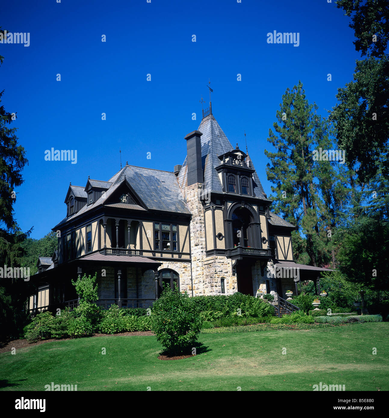 Frederick Beringer apos s Rhine House at the Beringer Brothers vineyard ...