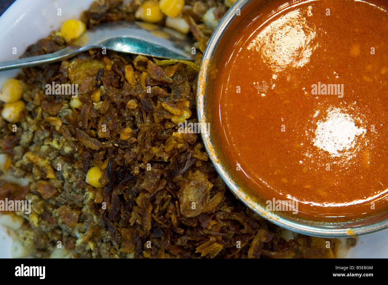 Koshary National Dish in a Restaurant in Cairo Egypt Stock Photo - Alamy
