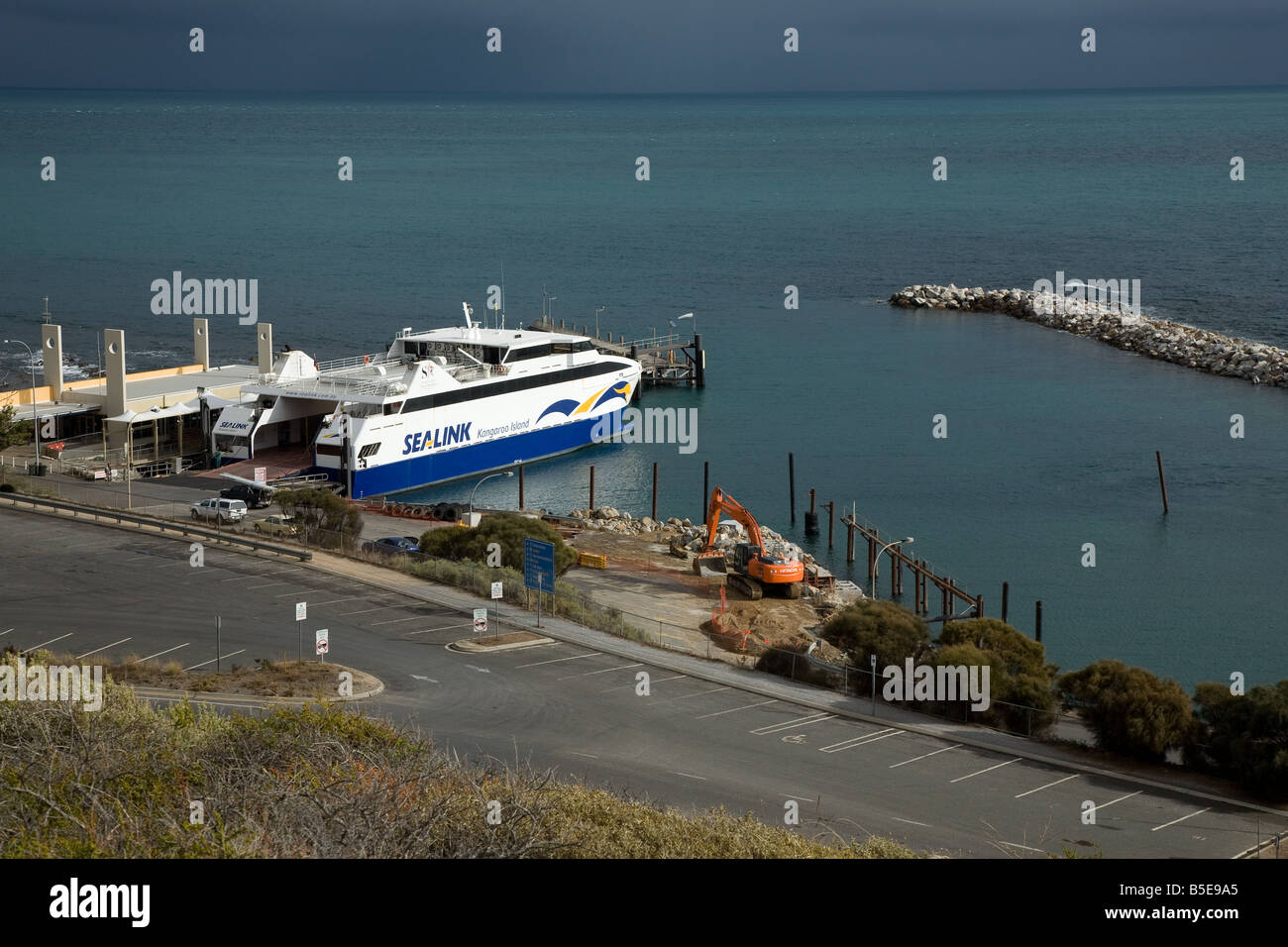 Kangaroo Island Sea Link ferry Cape Jervis South Australia Stock Photo ...
