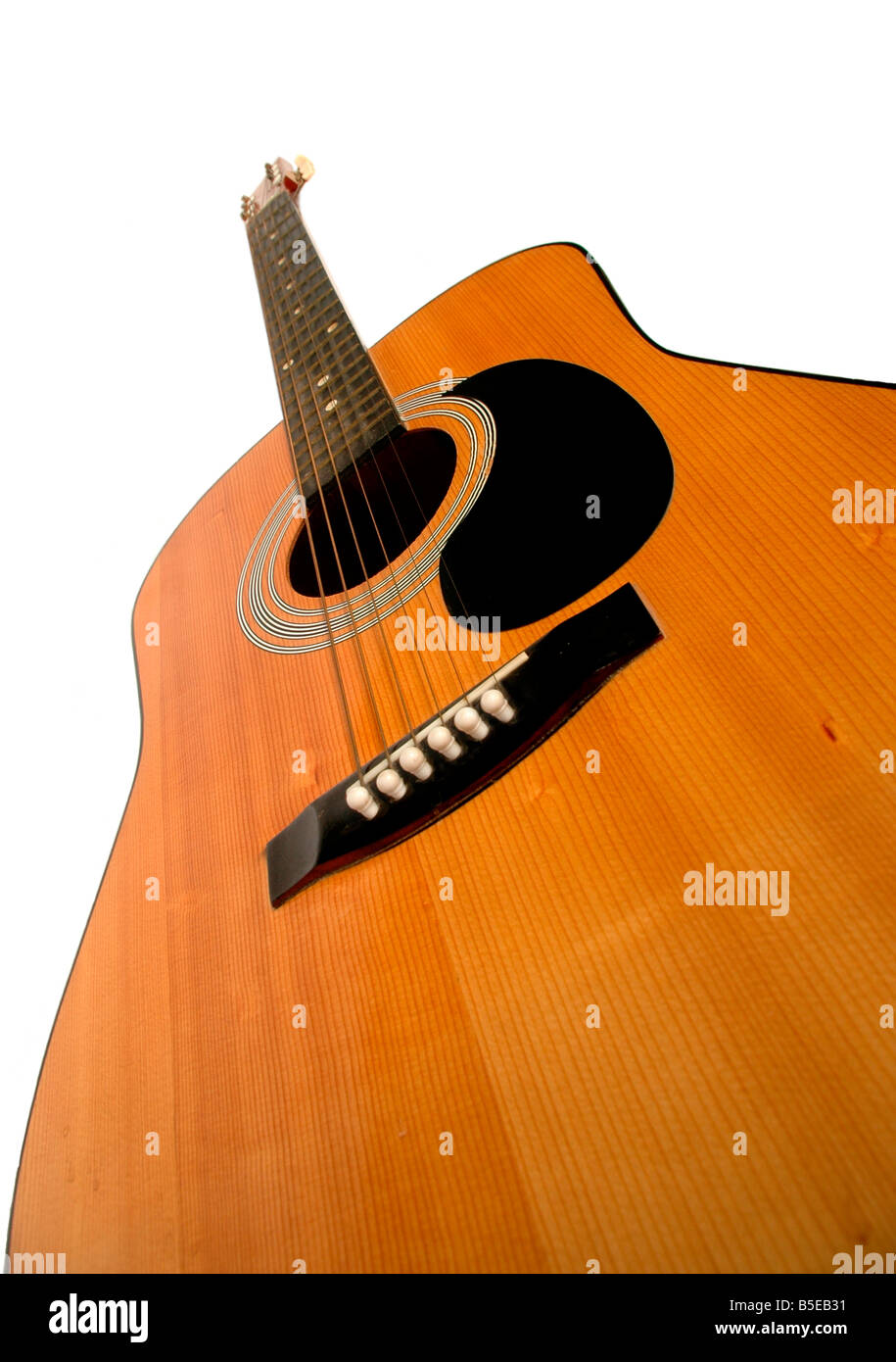 an extreme angled view of a guitar Stock Photo - Alamy