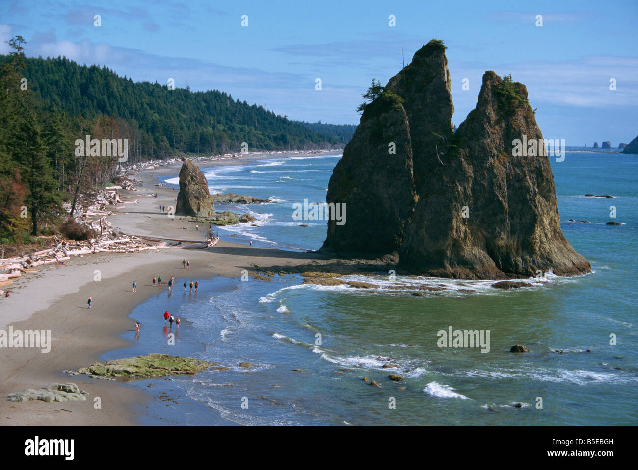 Cake Rock on Rialto Beach, Olympic National Park, UNESCO World Heritage ...