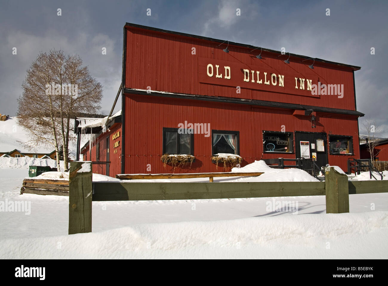 Old Dillon Inn, Silverthorne City, Rocky Mountains, Colorado, USA ...