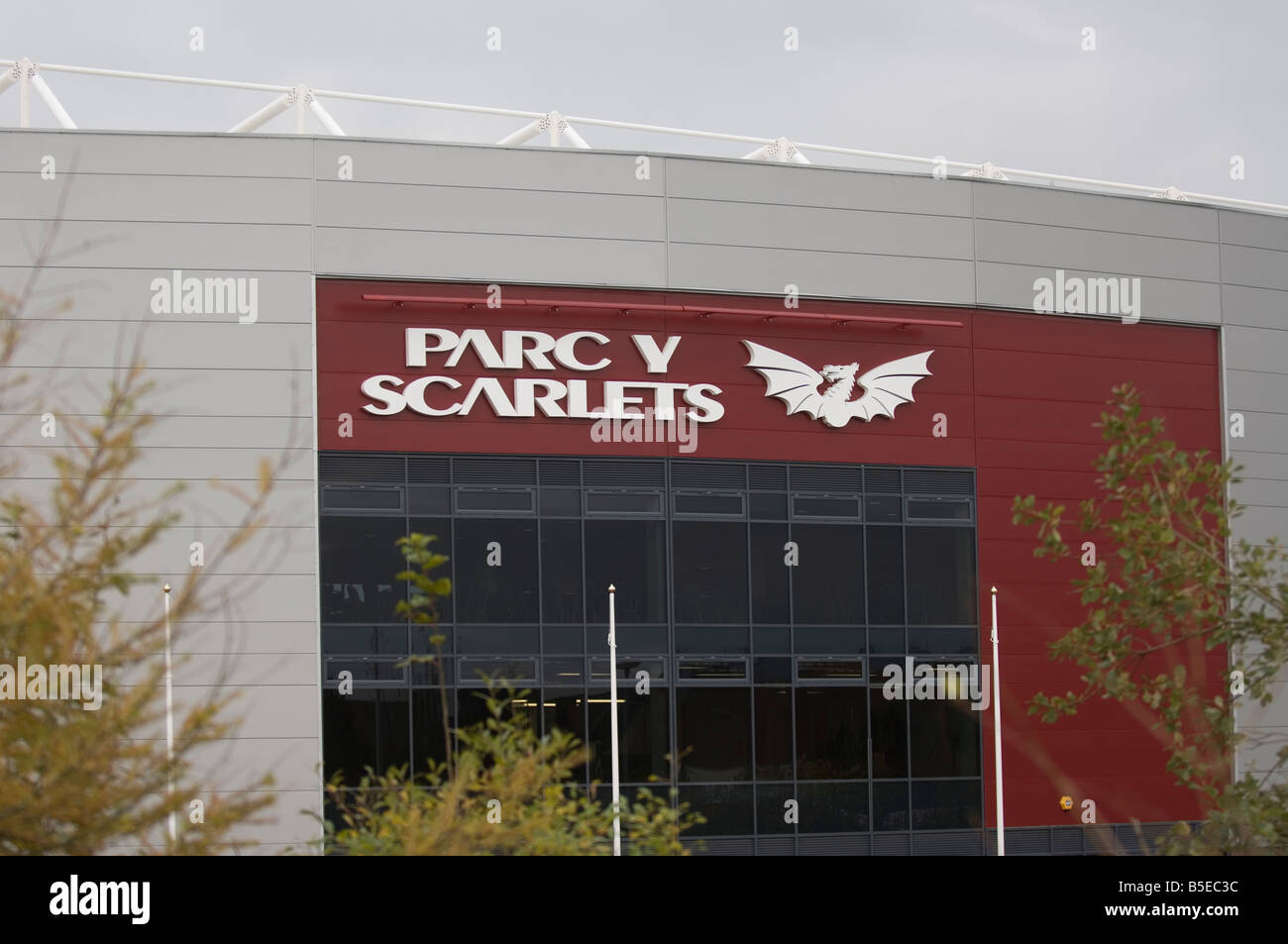 Parc y Scarlets new rugby stadium in the Pemberton district of Llanelli ...