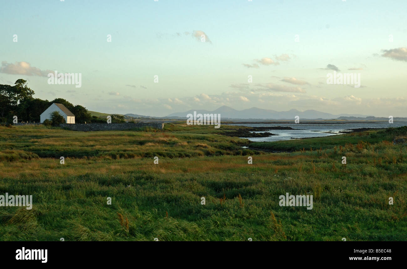St John s Chapel Saltwater Bridge Strangford Lough Northern Ireland ...