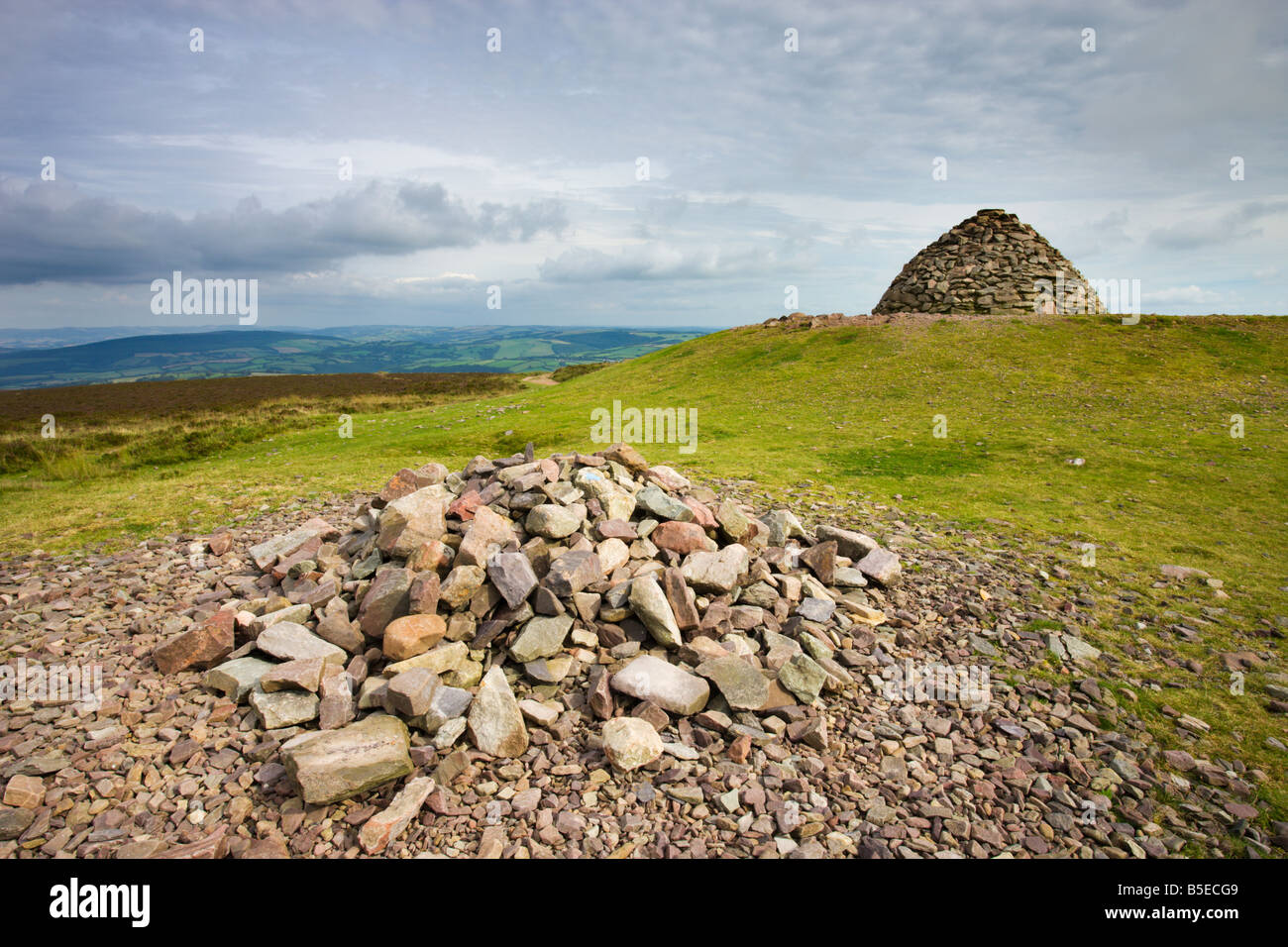 Dunkery Beacon, the highest point in Exmoor National Park Stock Photo ...
