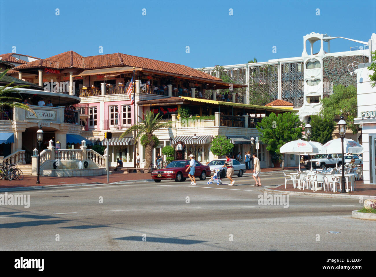 Coconut grove miami florida united states of america hi-res stock ...