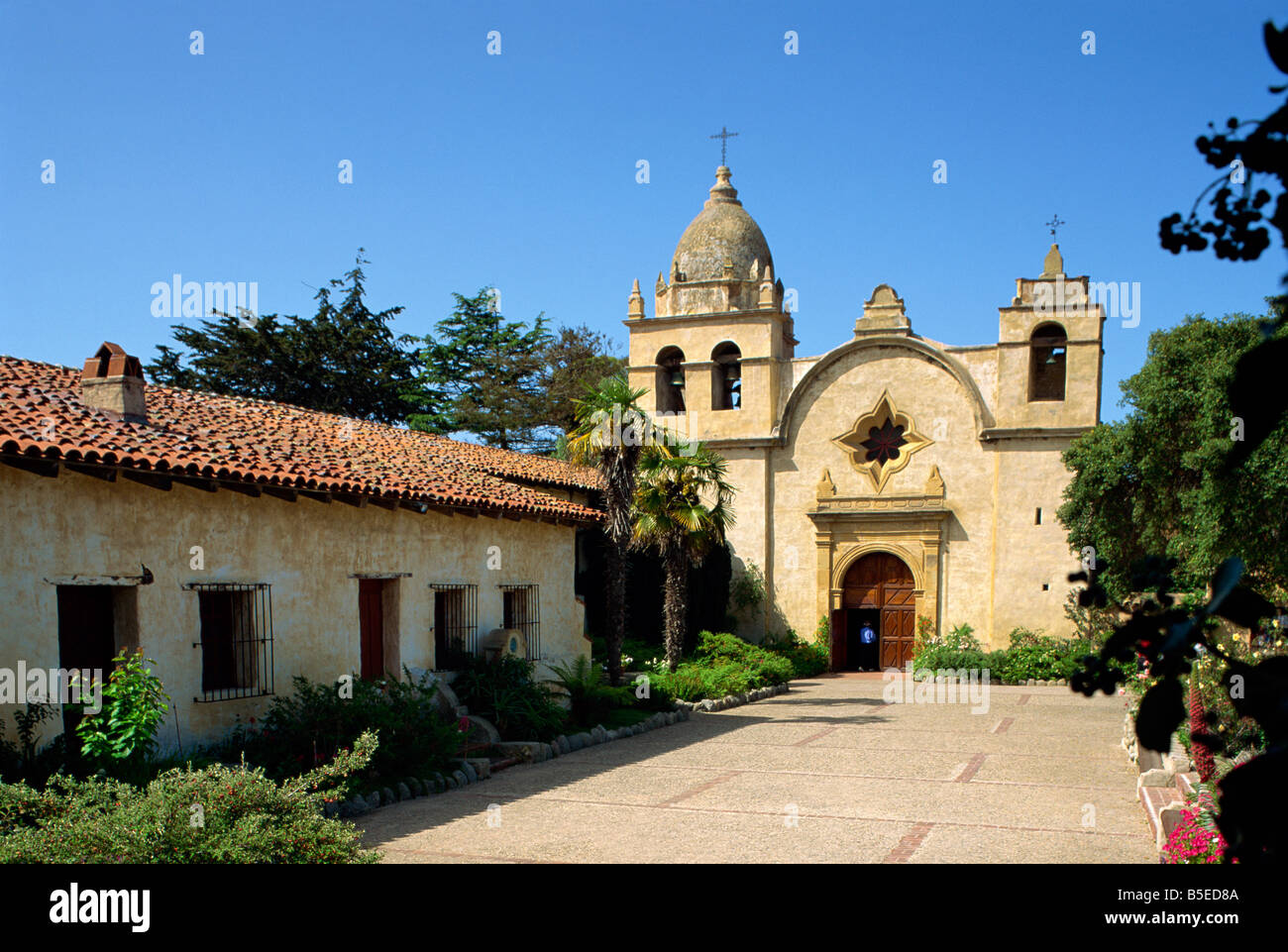 The Carmel Mission Basilica the mission of San Carlos Borromeo founded ...