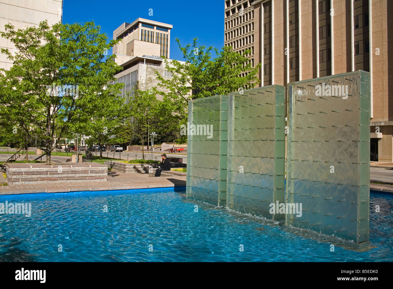 Robert S. Kerr Park, Downtown Oklahoma City, Oklahoma, USA, North ...