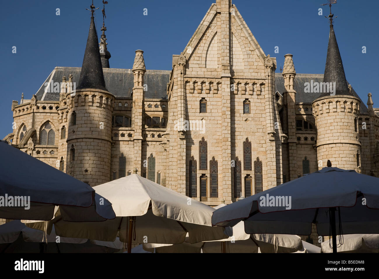 Episcopal Palace by Gaudi, Astorga, Leon, Spain Stock Photo - Alamy