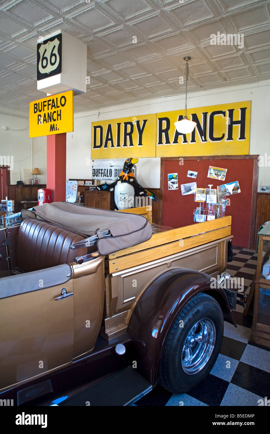 Afton Gas Station Museum, Historic Route 66, Oklahoma, USA, North ...