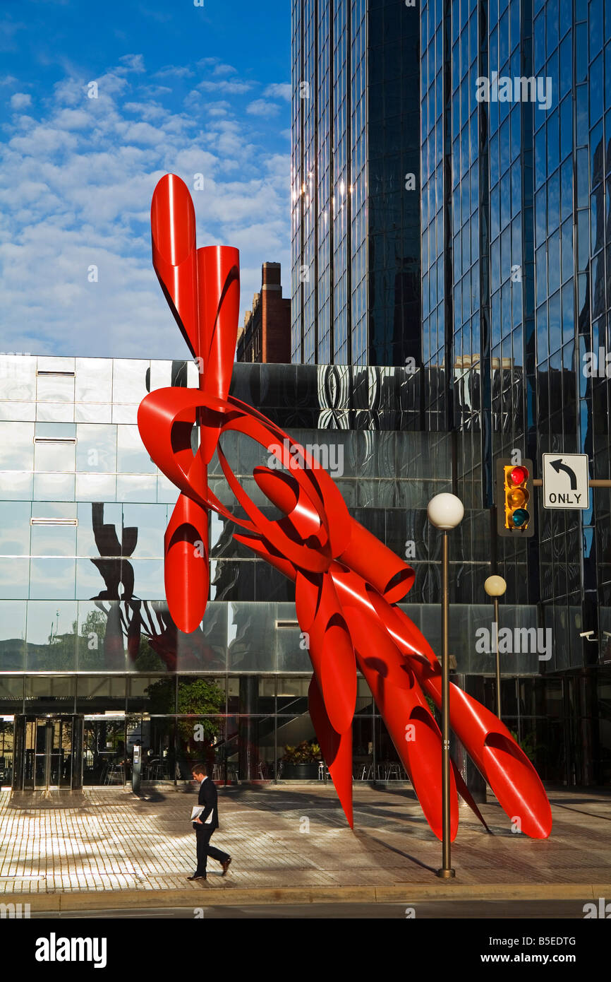 Sculpture by Alexander Liberman, Leadership Square, Oklahoma City ...
