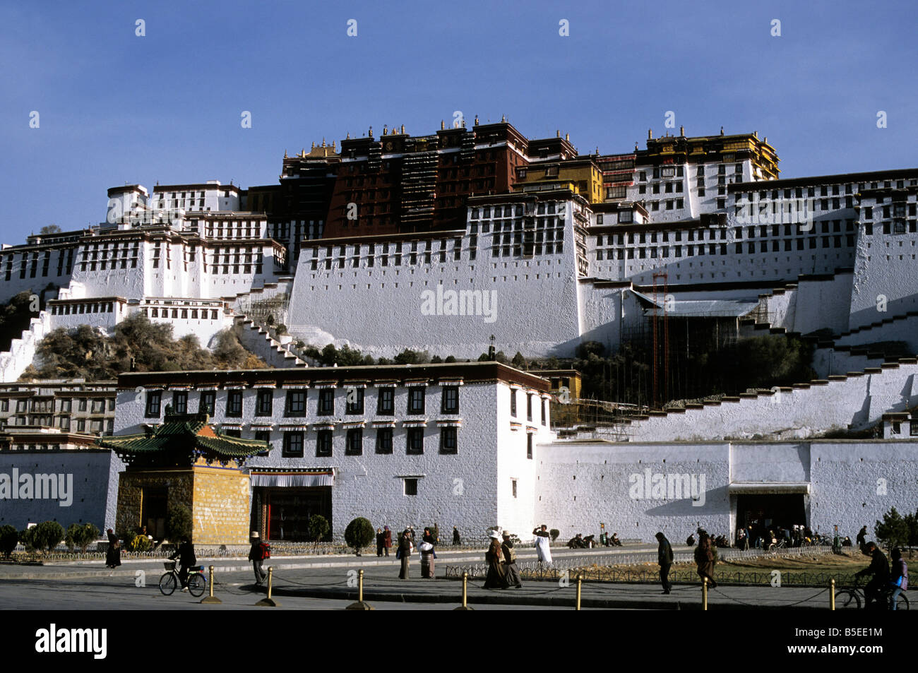 The Potala, former home of the Dalai Lama, is the most famous landmark ...