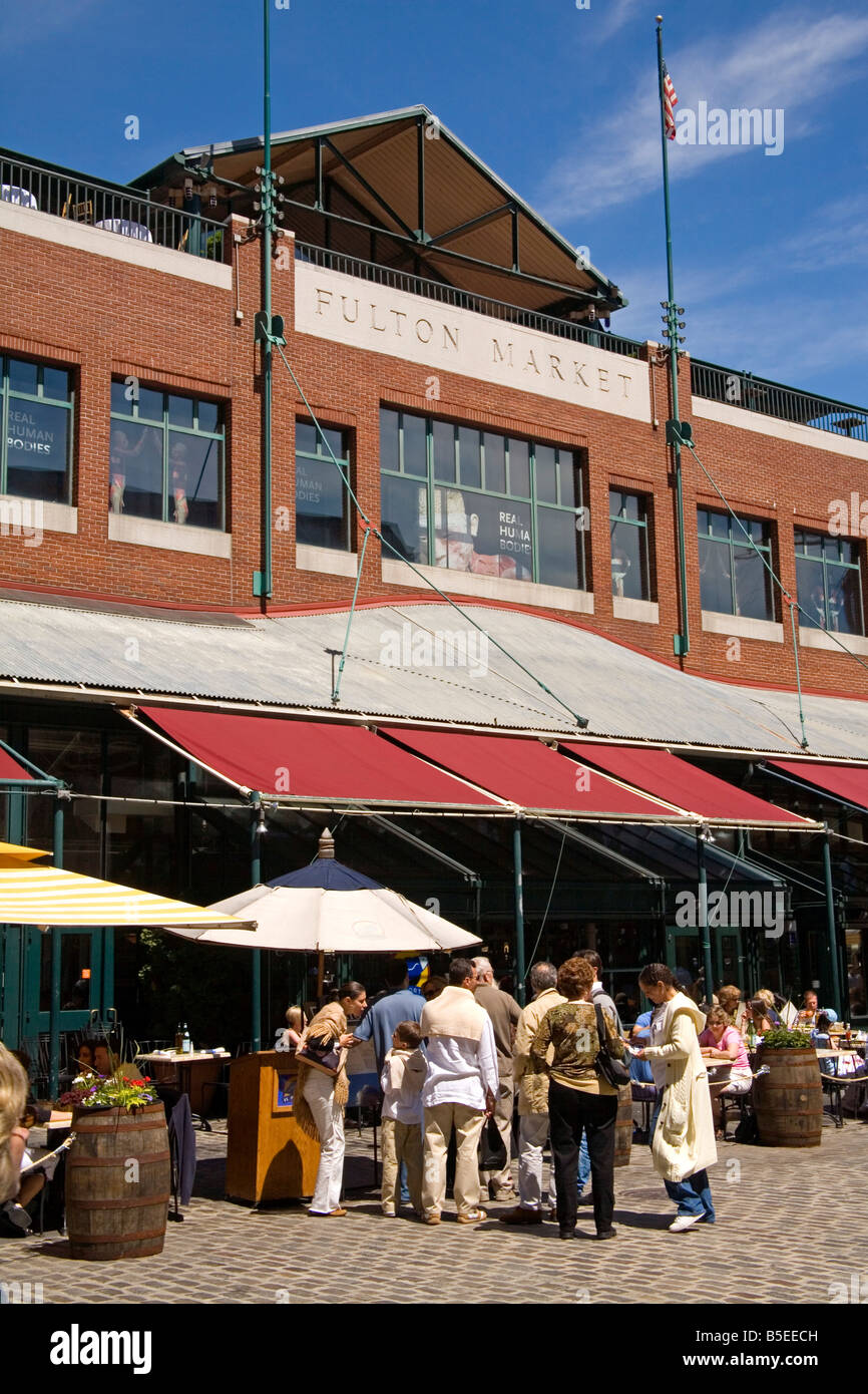 Fulton street market hi-res stock photography and images - Alamy