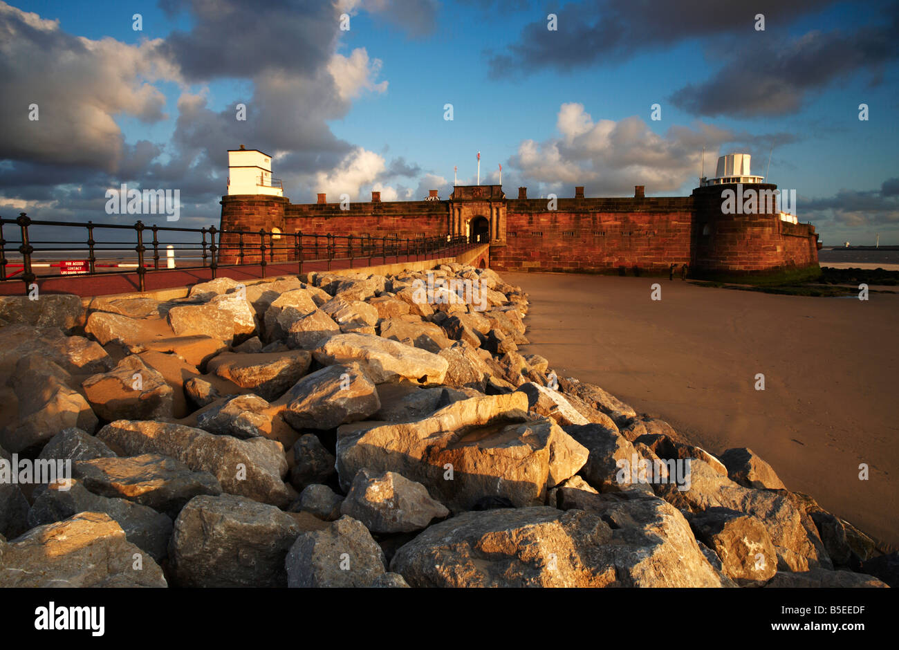 Fort Perch Rock Stock Photo - Alamy