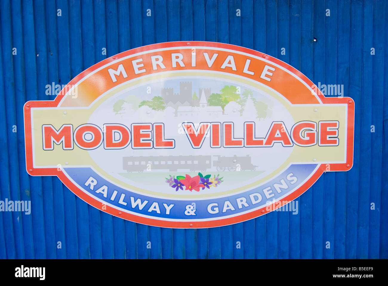 Merrivale railway and gardens model village along the seafront ...