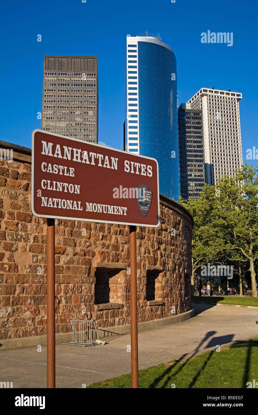Castle Clinton, Battery Park, Lower Manhattan, New York City, New York ...