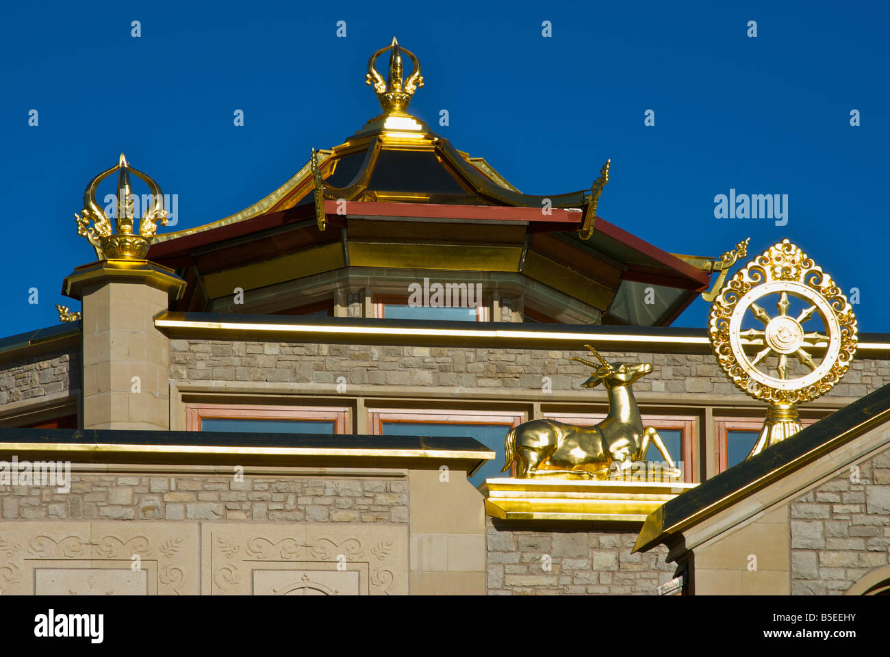 Manjushri Kadampa Meditation Centre, Buddhist temple, Conishead, near ...