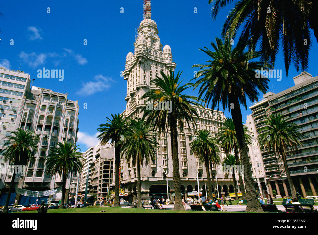 Street scene in Montevideo Uruguay South America Stock Photo - Alamy