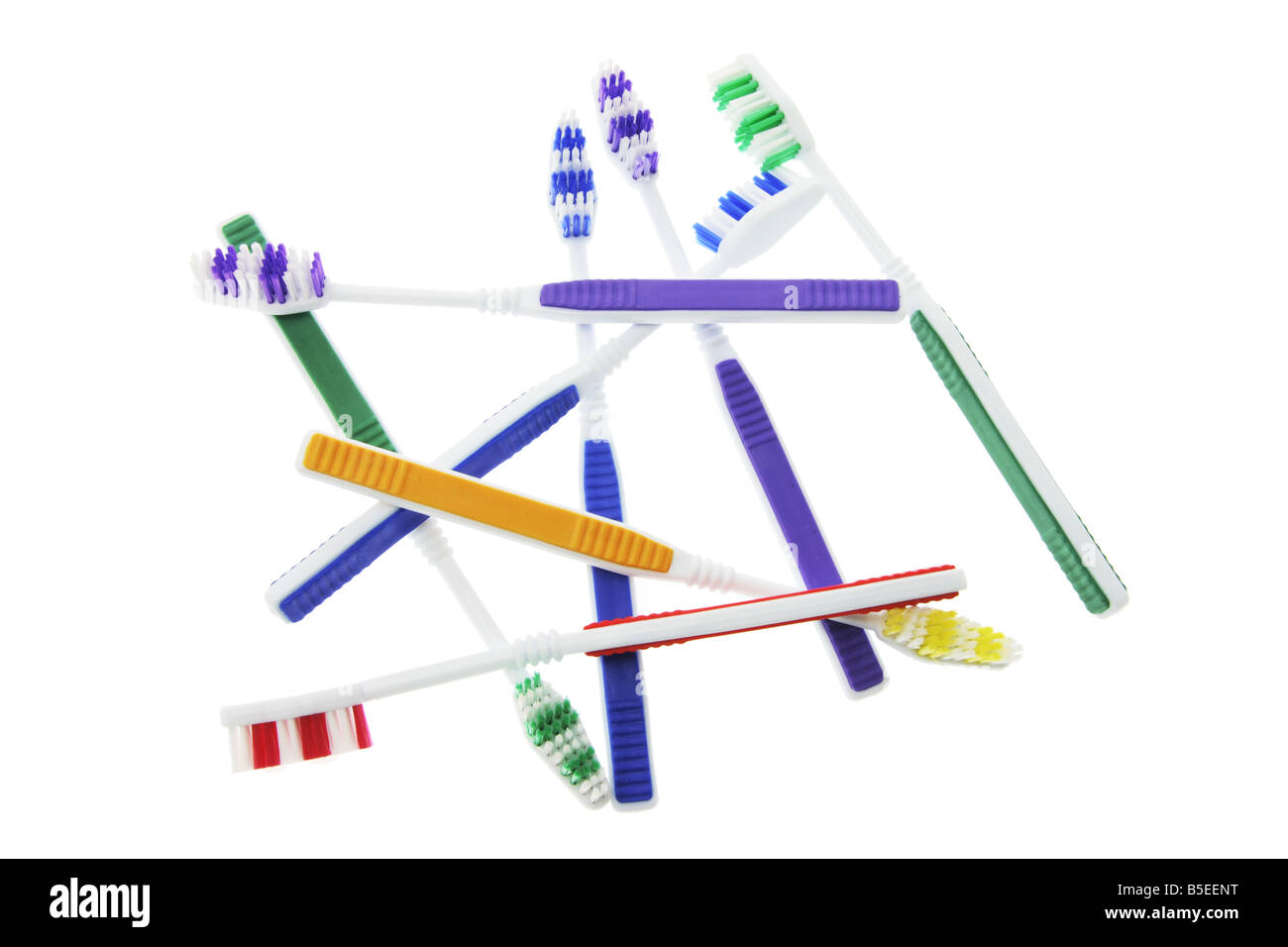 Collection of Toothbrushes Stock Photo - Alamy