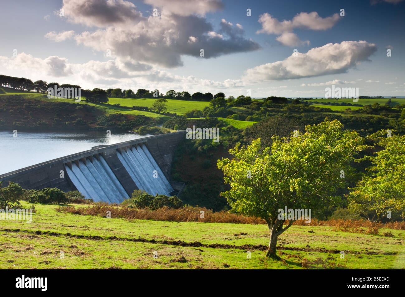 Meldon Reservoir in Dartmoor National Park Devon England Stock Photo ...