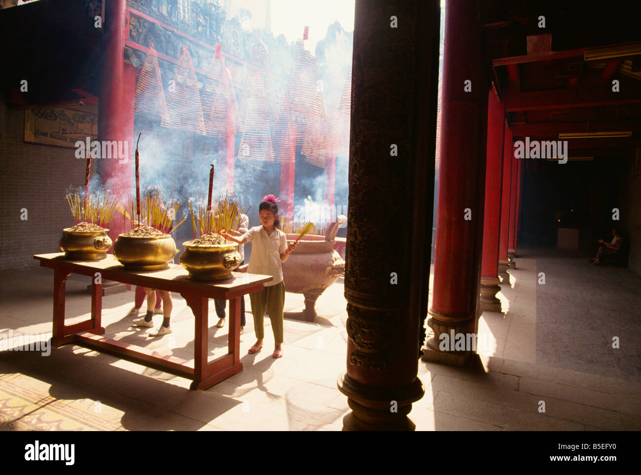 Altar to Emperor of Jade Pagoda Saigon Vietnam Indochina Southeast Asia ...