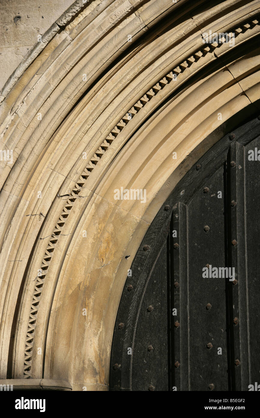 City of York, England. Close up view of the main entrance architecture ...