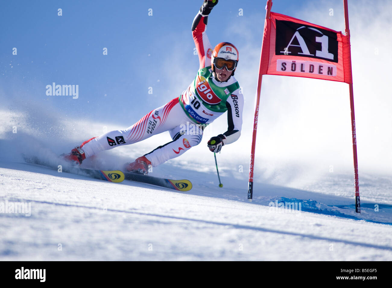 SOELDEN AUSTRIA OCT 26 Hannes Reichelt AUT competing in the mens giant slalom race at the ...