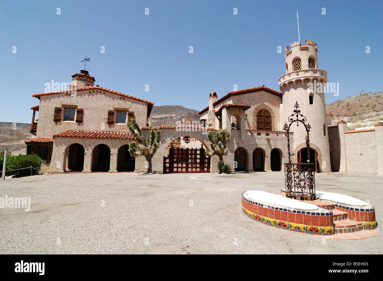 Scotty's Castle Death Valley Stock Photo - Alamy