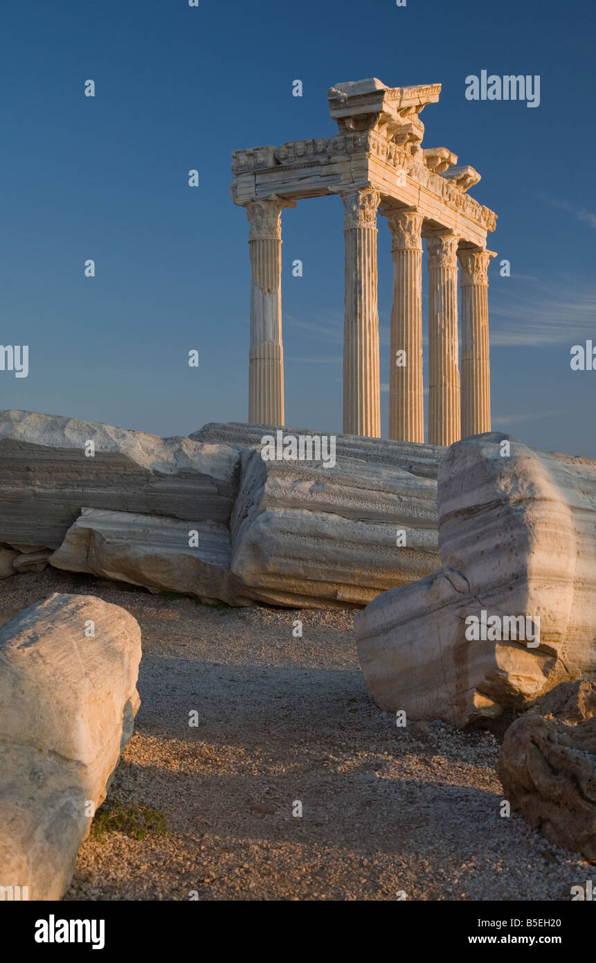 temple of apollo, side Stock Photo - Alamy