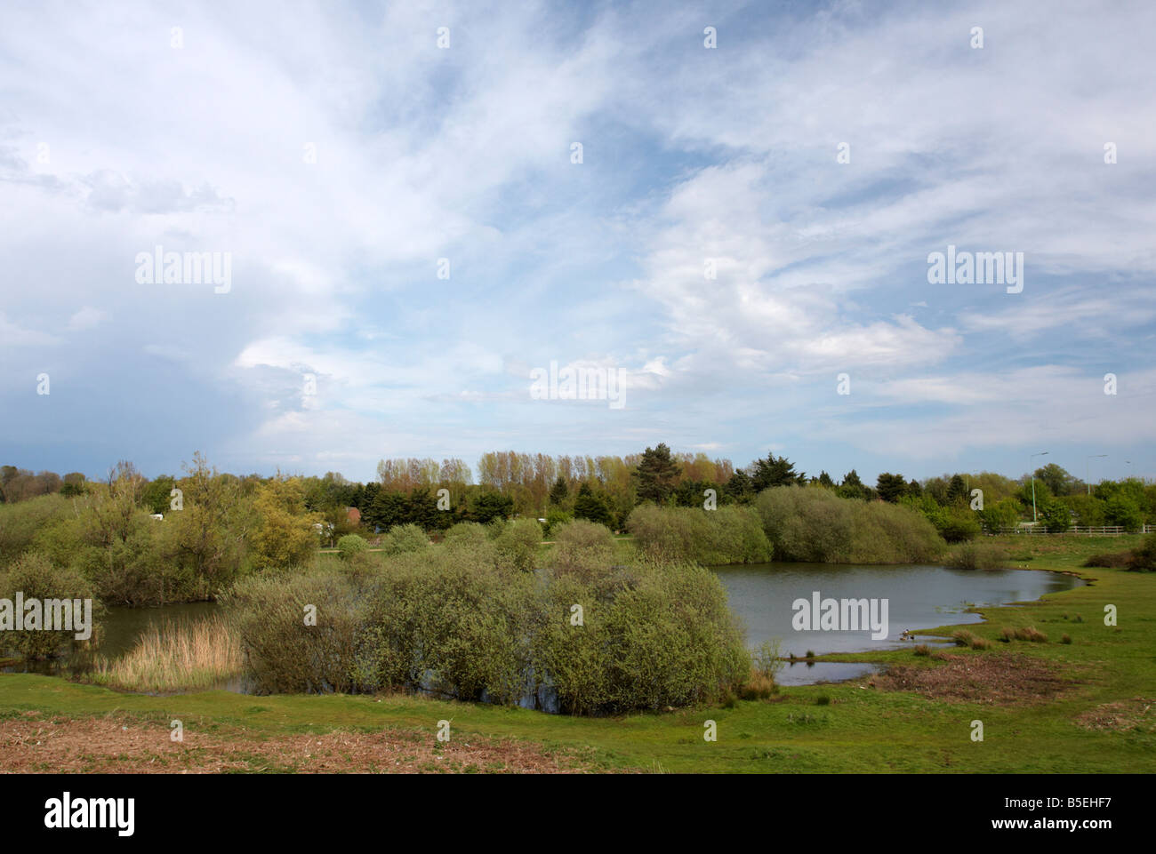 Pond on Bungay Common Stock Photo - Alamy