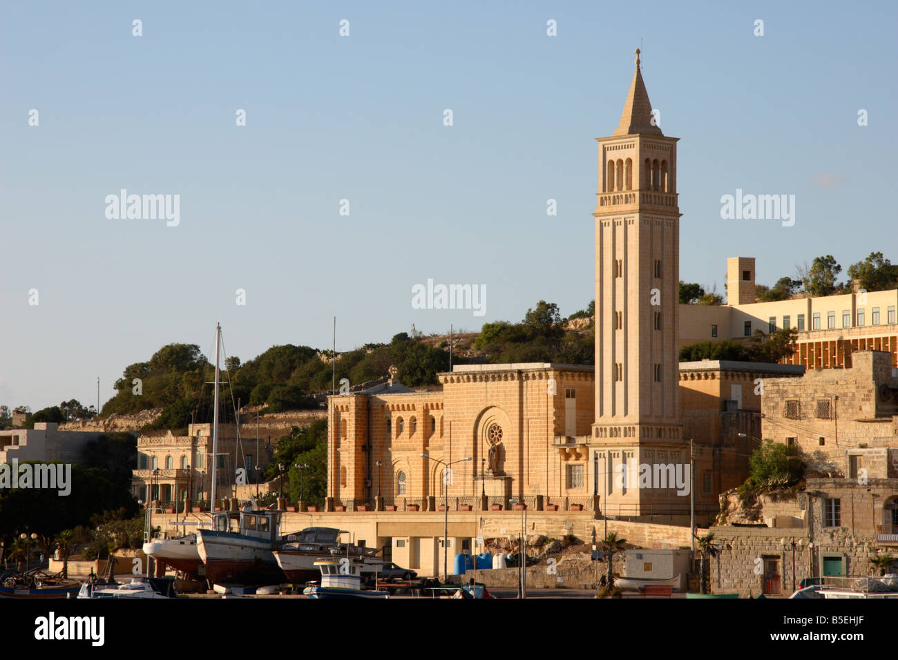 "St Anne's" church in Marsaskala, Malta Stock Photo - Alamy