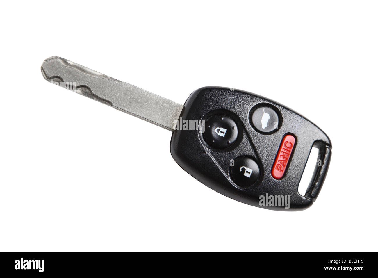 Car key cutout on white background Stock Photo - Alamy