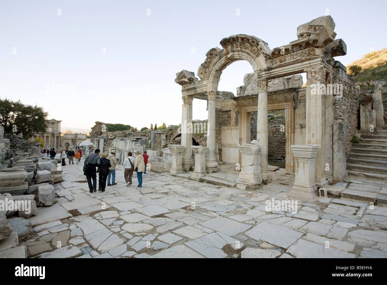 The Temple of Hadrian in Ephesus, Turkey Stock Photo - Alamy