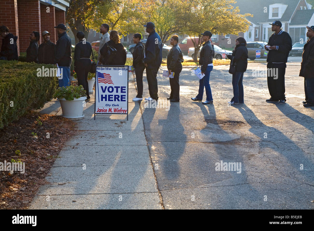 Voting Booth Line