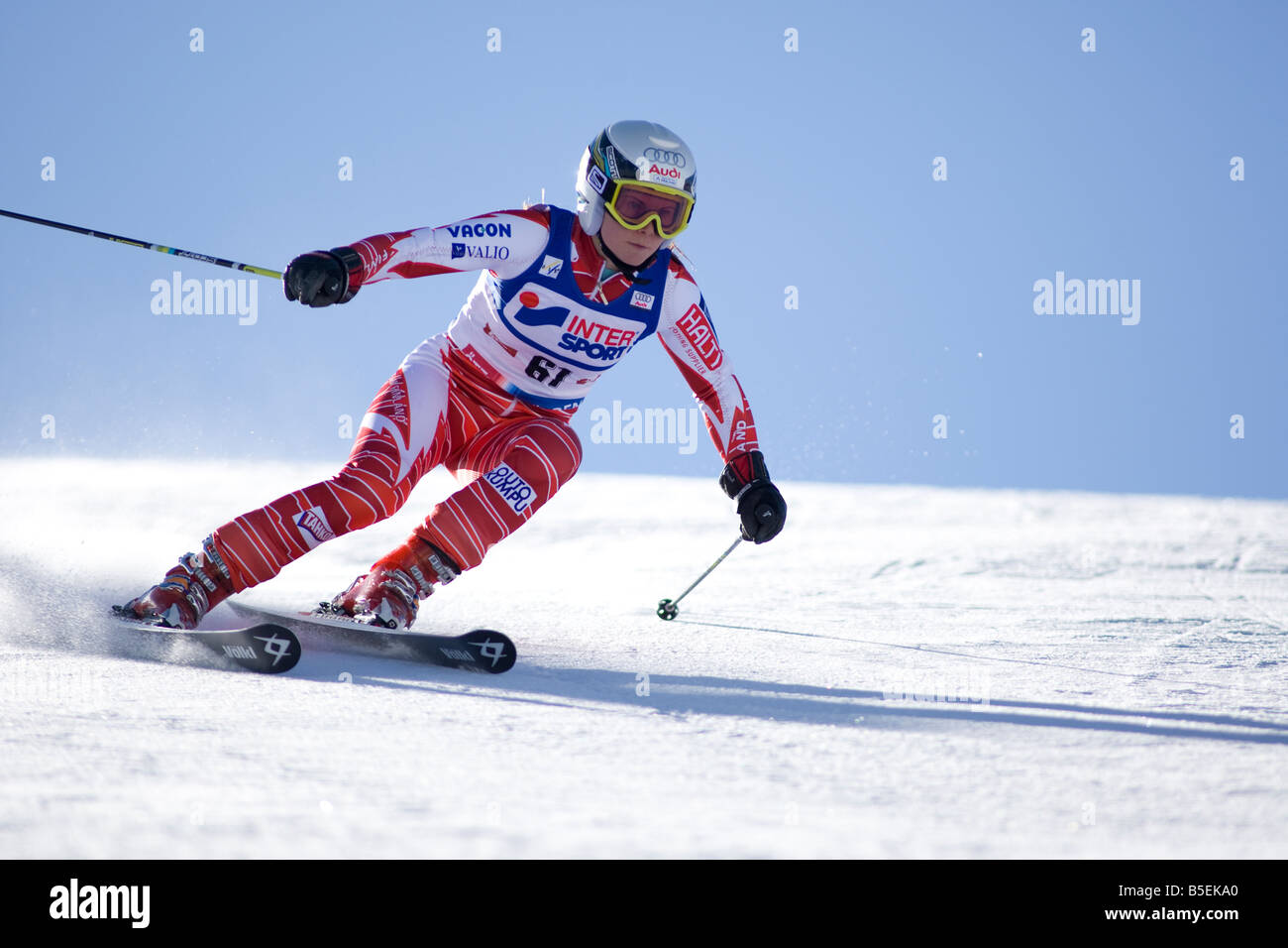 SOELDEN AUSTRIA OCT 25 Sanni Leinonen FIN competing in the womens giant ...